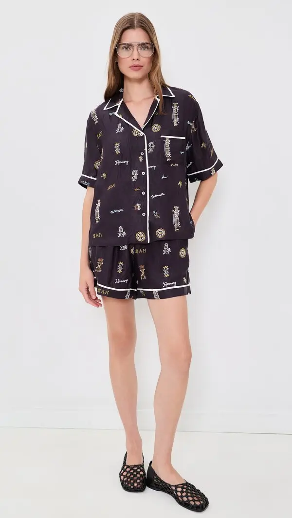 Sea Juliet Embroidered Shorts