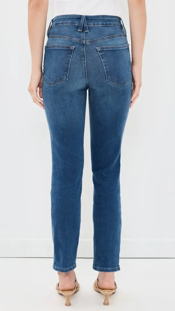 Good American Soft Tech Good Legs Straight Jeans
