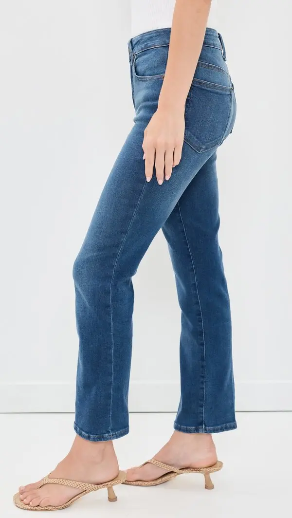 Good American Soft Tech Good Legs Straight Jeans