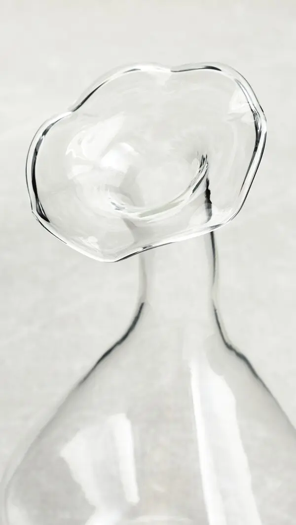 TIZO DESIGN Glass Angled Neck Large Vase