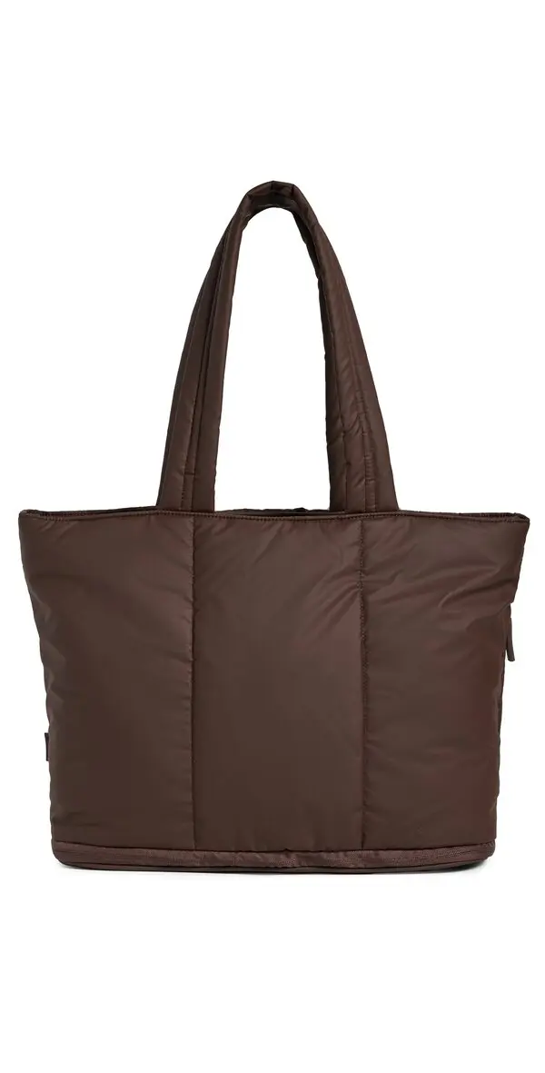 CALPAK Luka Expandable Laptop Tote - Walnut