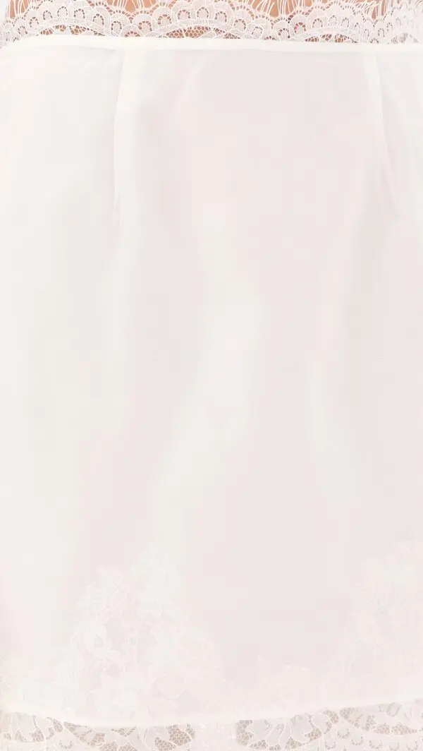 Aje Ophelia Lace Silk Skirt