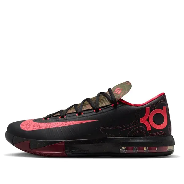 Nike Kd 6 "meteorology - Black/atomic Red/medium Olive