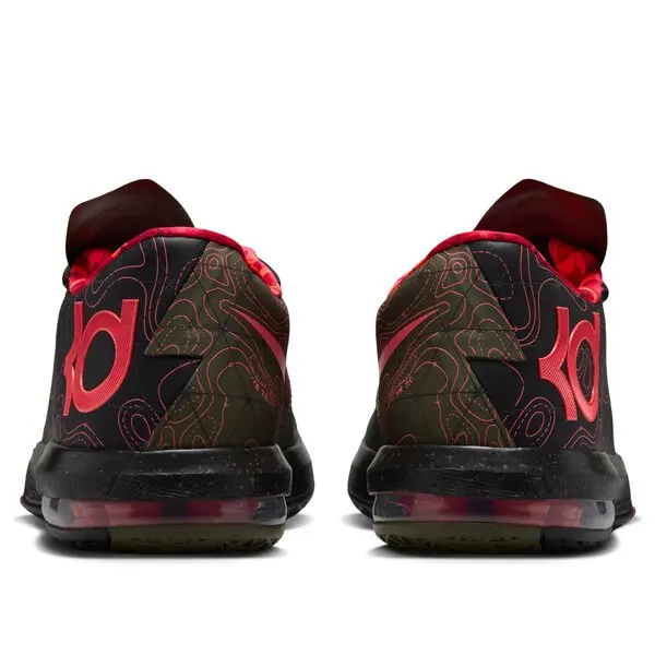 Nike Kd 6 "meteorology - Black/atomic Red/medium Olive
