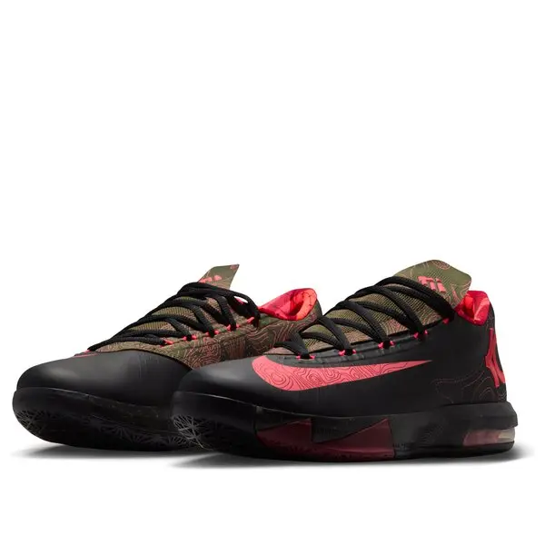 Nike Kd 6 "meteorology - Black/atomic Red/medium Olive
