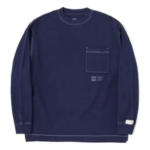 NEW BALANCE 1000 Long Sleeve T-shirt Regular Fit Asia Sizing - Navy