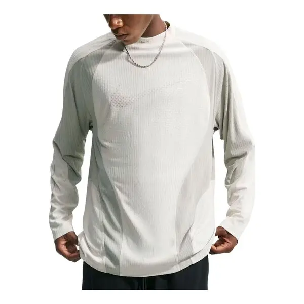 Nike Tech Dri-fit Adv Jersey Long Sleeve - Light Bon/spruce Fog