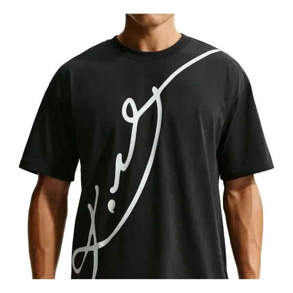 Nike X Kobe Dri-fit T-shirt 'black Medium Ash - Black/medium Ash