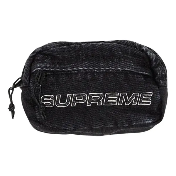 Supreme Denim Mini Shoulder Bag - Black