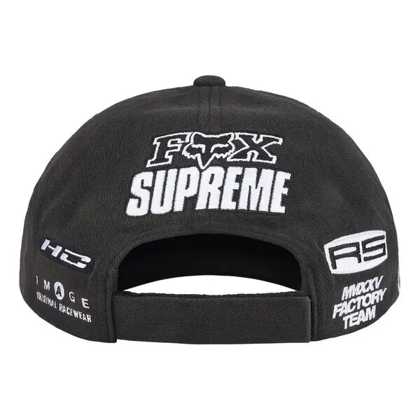 Supreme X Fox Racing 6-panel Cap - Black