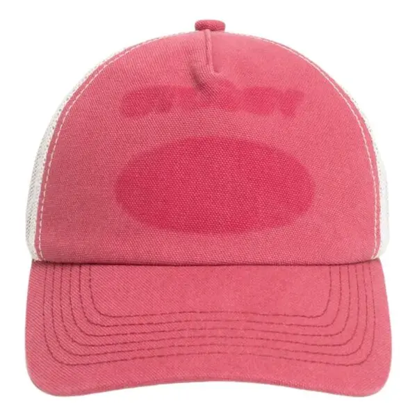 StÜssy Ghost Logo Trucker Cap - Red