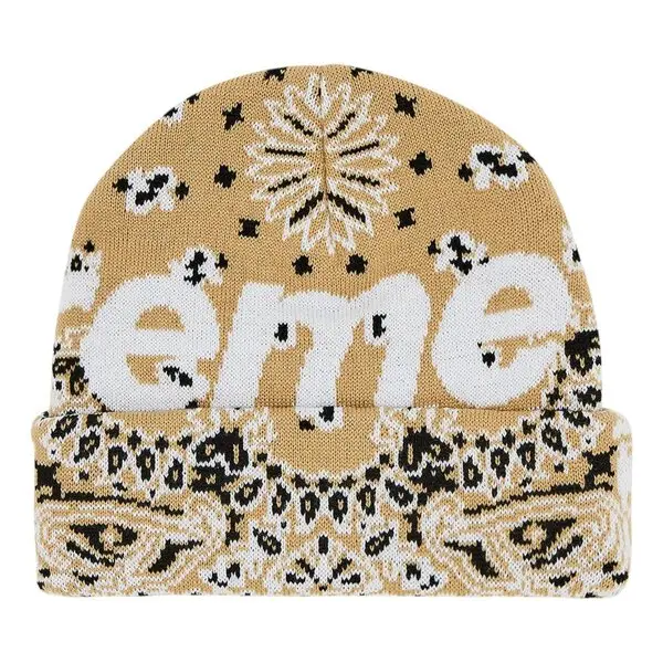 Supreme Bandana Big Logo Beanie