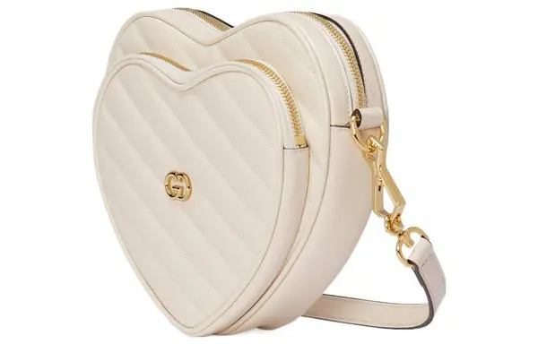 Gucci Interlocking G Mini Heart Shoulder Bag