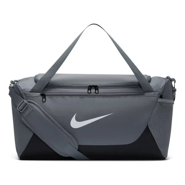 Nike Brasilia 40l Duffle Bag - Smoke Grey/black/white