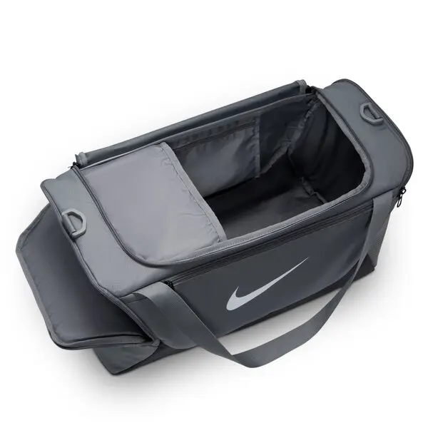 Nike Brasilia 40l Duffle Bag - Smoke Grey/black/white