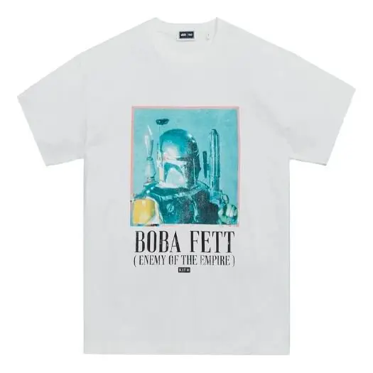 Kith X Star Wars Boba Fett Vintage Tee - White