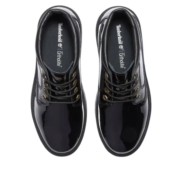 Timberland Stone Street Waterproof Platform Patent Leather Boots