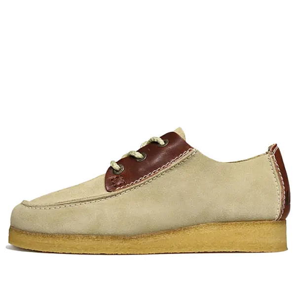Clarks X Liam Gallagher Lg Rambler 'maple Suede - Oakmoss/combi
