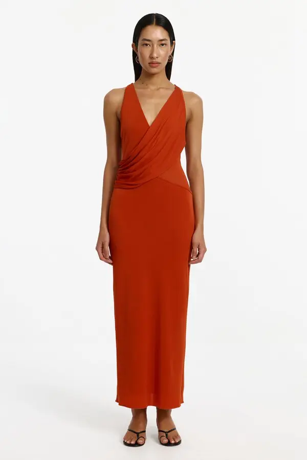 Significant Other Jolie Maxi Dress - Terracotta