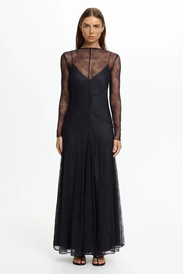 Significant Other Esha Long Sleeve Maxi Dress - Galaxy