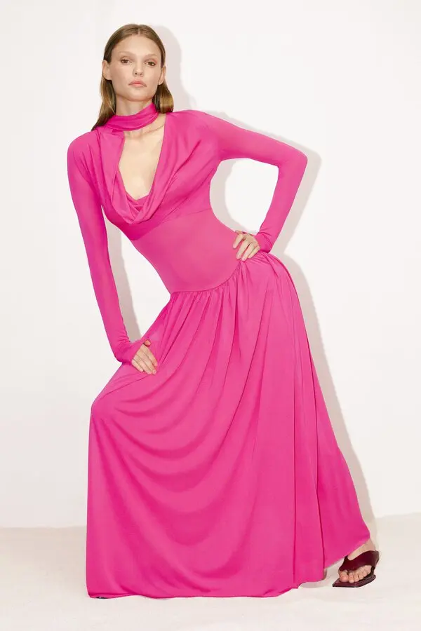 Significant Other Nirvana Long Sleeve Maxi Dress