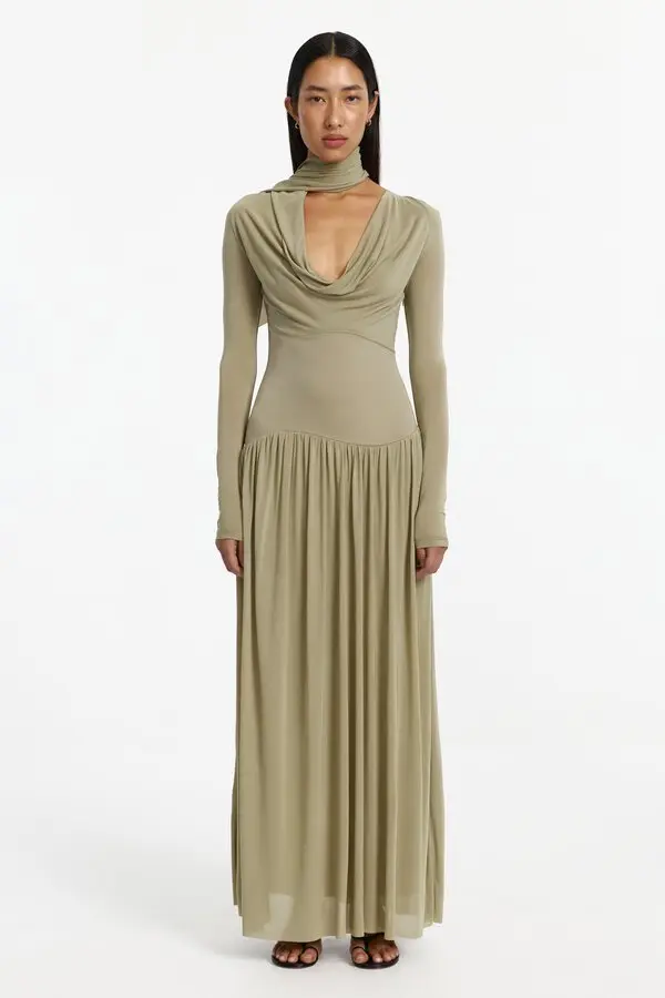 Significant Other Nirvana Long Sleeve Maxi Dress - Willow