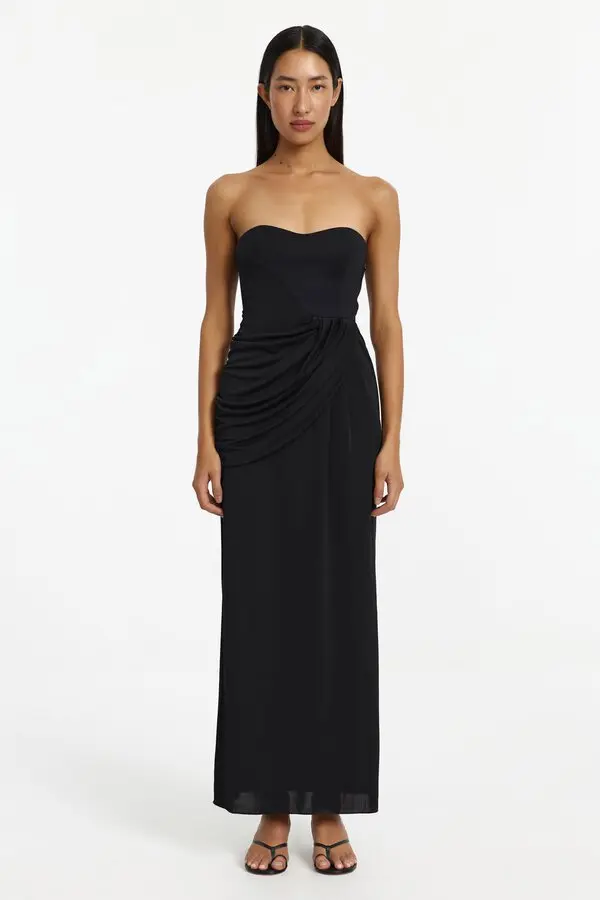 Significant Other Strapless Maxi Dress - Black