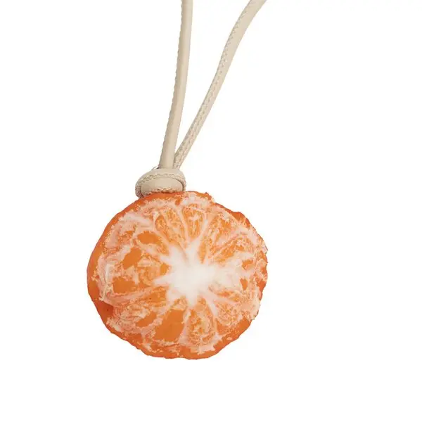 ABSURDE Tangerine Bag Charm - Orange