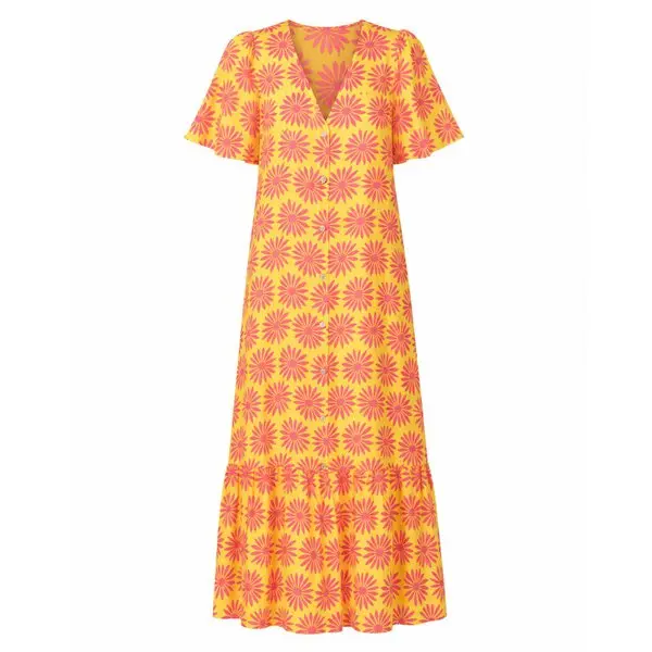 Mind Traveler Mica Dress - Yellow