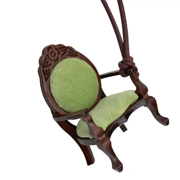 ABSURDE Velvet Chair Bag Charm - Green