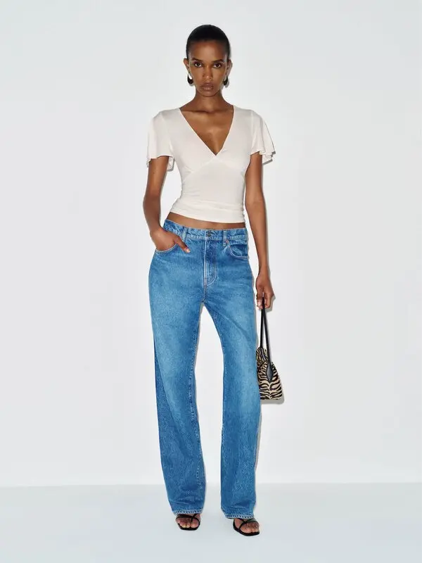 REFORMATION Cosette Knit Top