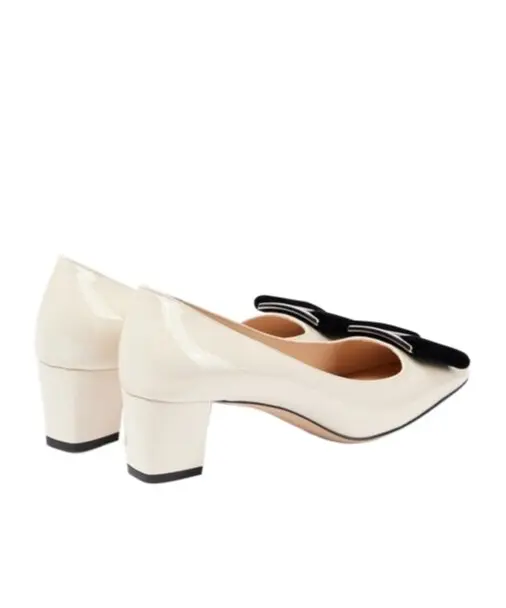 TOM FORD Audrey 55 Bow-detail Patent Leather Pumps