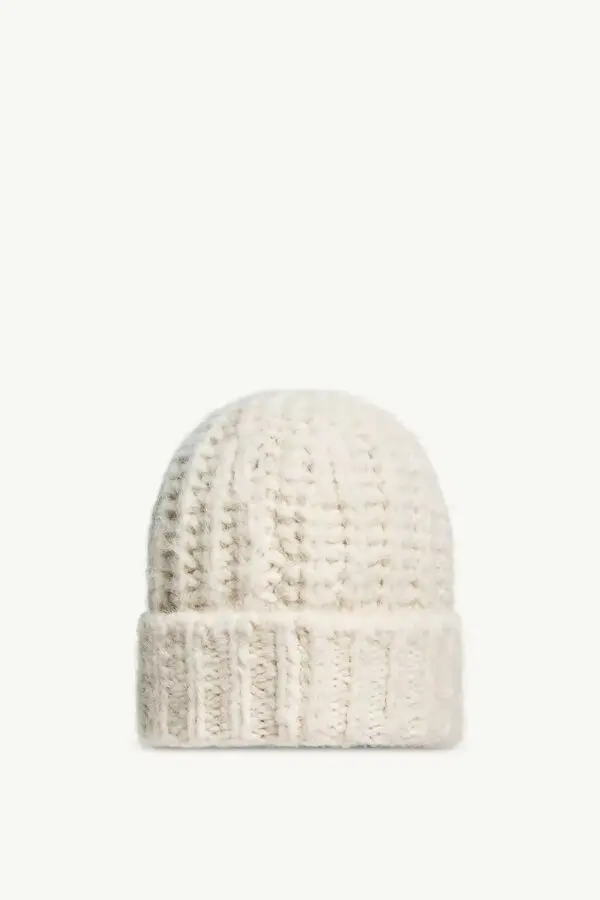 Moncler Logo Embroidered Beanie