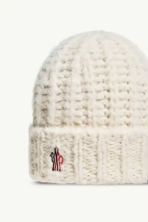 Moncler Logo Embroidered Beanie