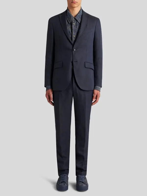 Etro Floral Printed Single-breasted Blazer