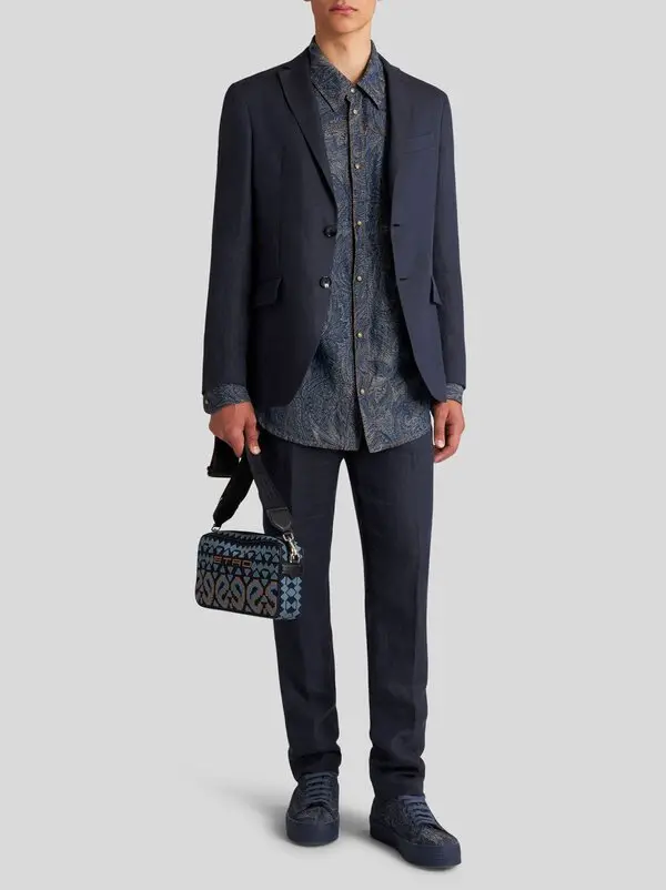Etro Floral Printed Single-breasted Blazer