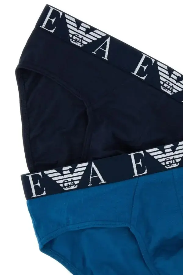 Emporio Armani Two-pack Logo-waistband Briefs