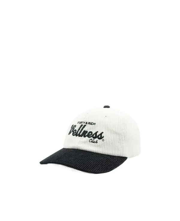 SPORTY  RICH Logo Baseball Cap - White