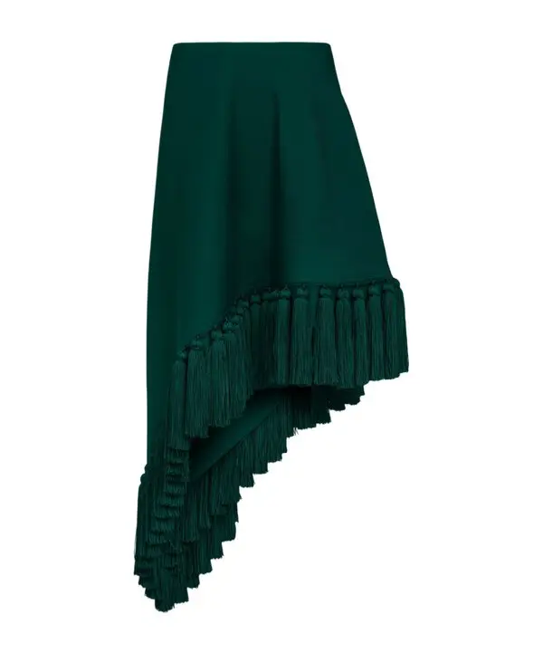 Alaïa Asymmetrical Tassel Skirt