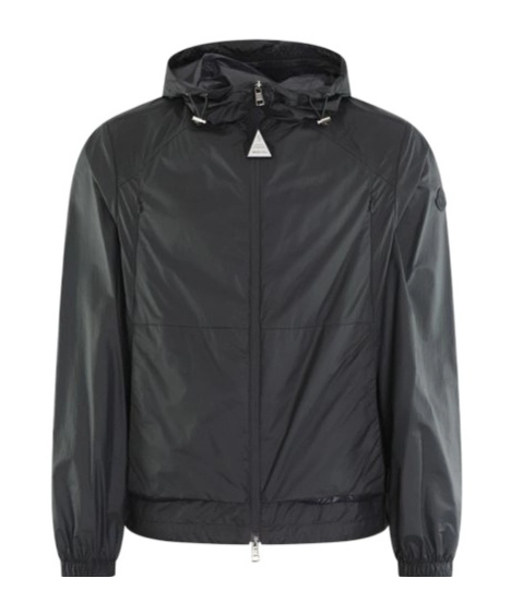 Moncler Lamo Zip-up Hooded Jacket - Black