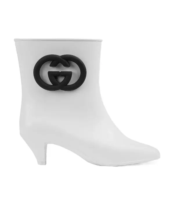 Gucci Interlocking G Pointed Toe Boots