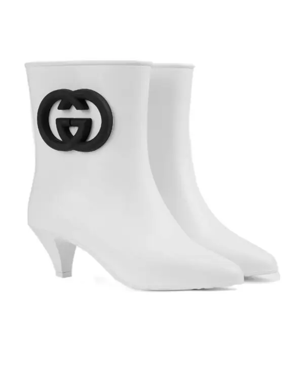 Gucci Interlocking G Pointed Toe Boots