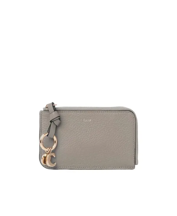 Chloé Zipper Wallet - Gray