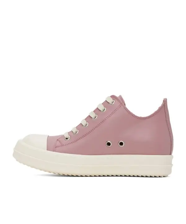 Rick Owens Lido Round-toe Lace-up Sneakers