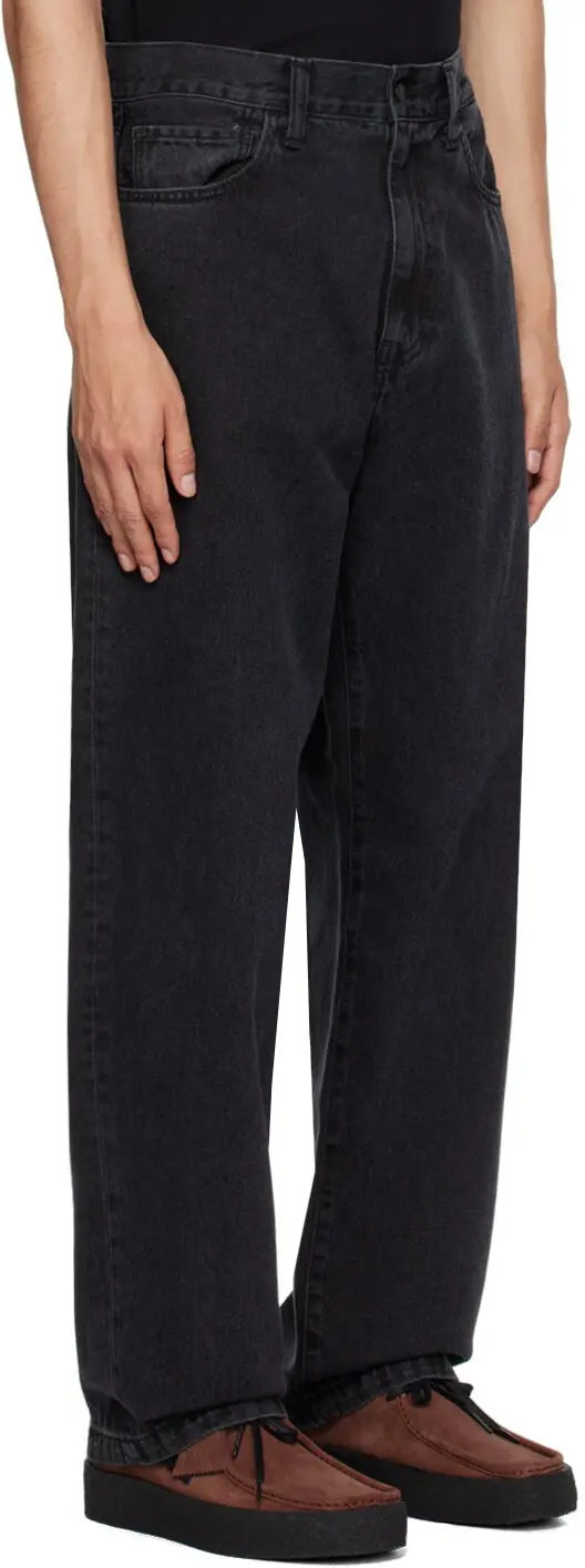 Carhartt Wip Logo Patch Wide Leg Jeans
