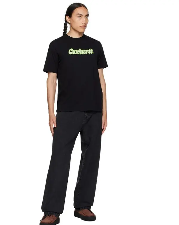 Carhartt Wip Logo Patch Wide Leg Jeans