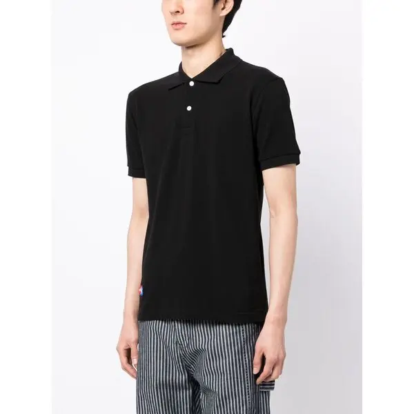 Play Comme Des Garcon Comme Des Garçons Play Short Sleeved Polo Shirt - Black