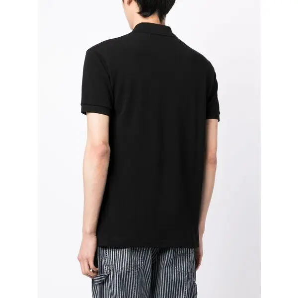 Play Comme Des Garcon Comme Des Garçons Play Short Sleeved Polo Shirt - Black