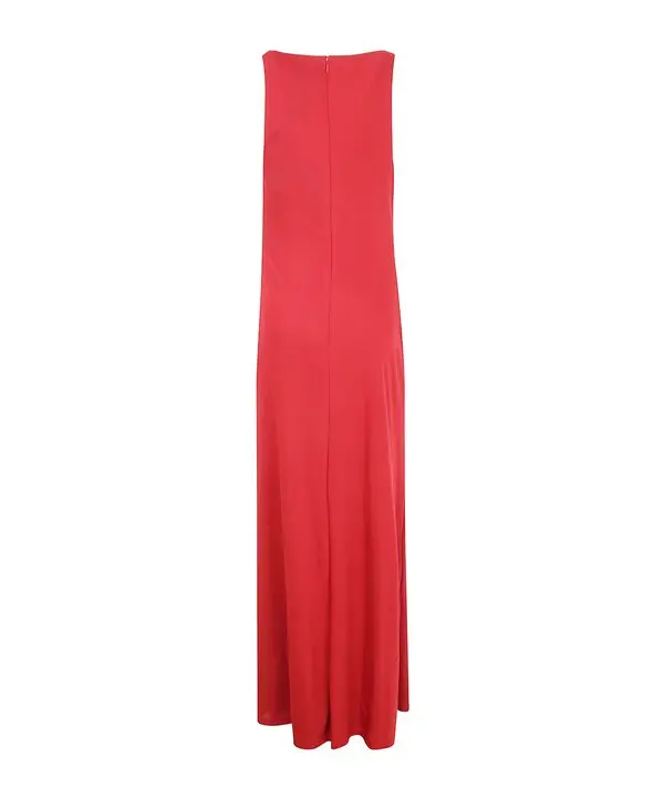 Ralph Lauren Sleeveless Gown - Madison Red