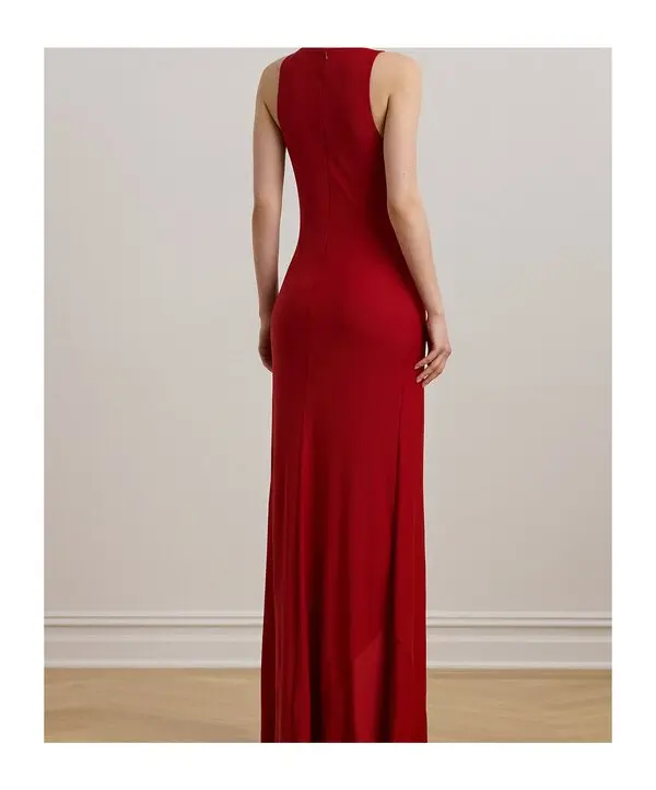 Ralph Lauren Sleeveless Gown - Madison Red